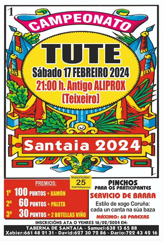 Campeonato de Tute de Santaia en Curtis