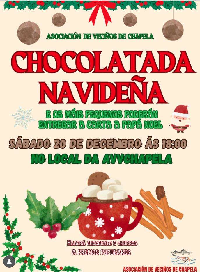 Chocolatada Navideña de Chapela en Redondela