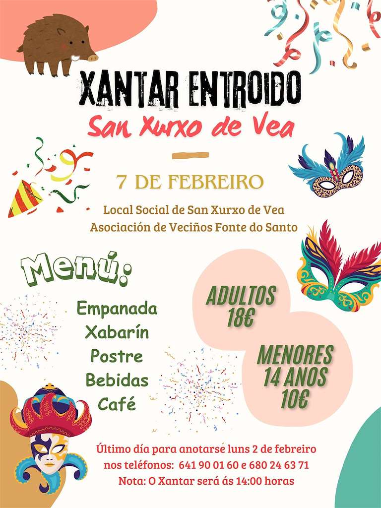Comida de Carnaval de San Xurxo de Vea en A Estrada