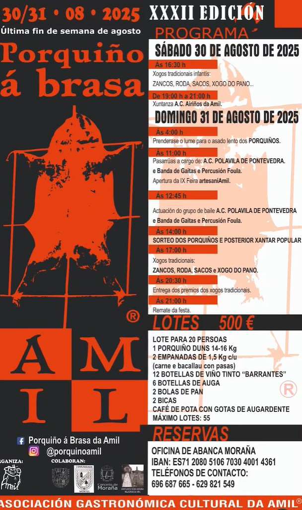 XXXII Festa do Porquiño á Brasa da Amil en Moraña
