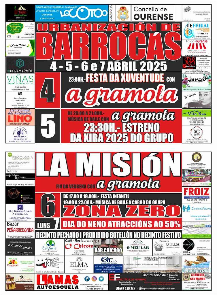 Festas na Urbanización de Barrocas en Ourense