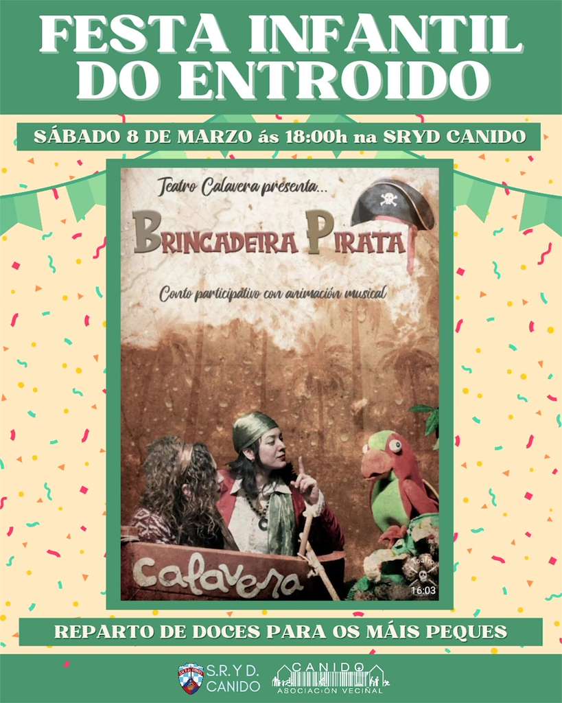 Fiesta Infantil de Carnaval de Canido en Ferrol