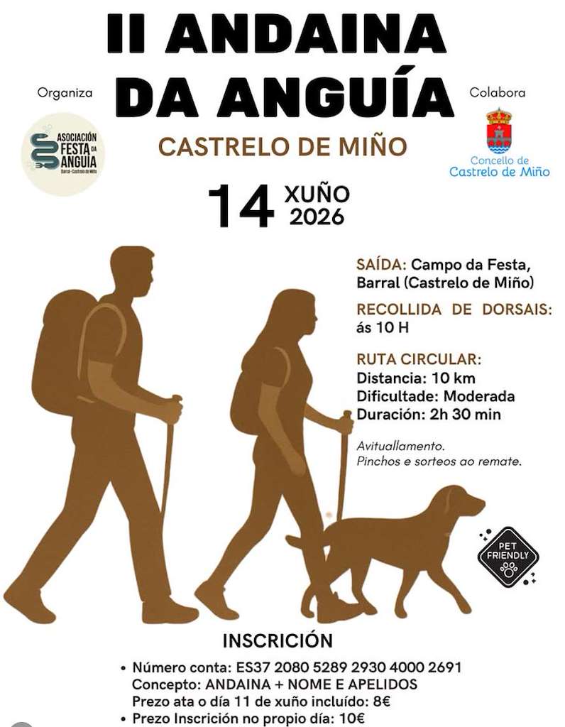 I Andaina da Anguía en Castrelo de Miño