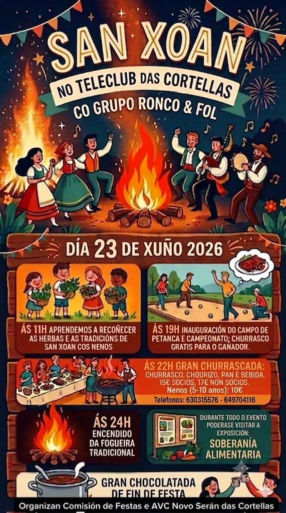 I Festa de San Xoán de As Cortellas en Ponteareas