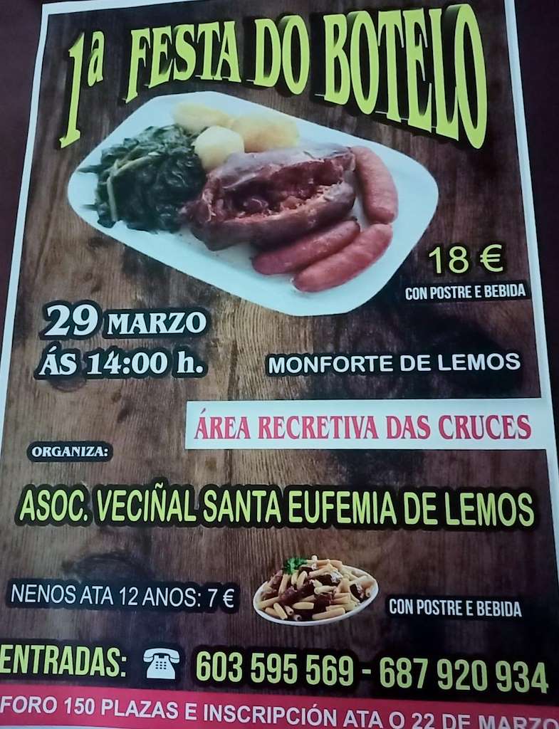 I Festa do Botelo en Monforte de Lemos