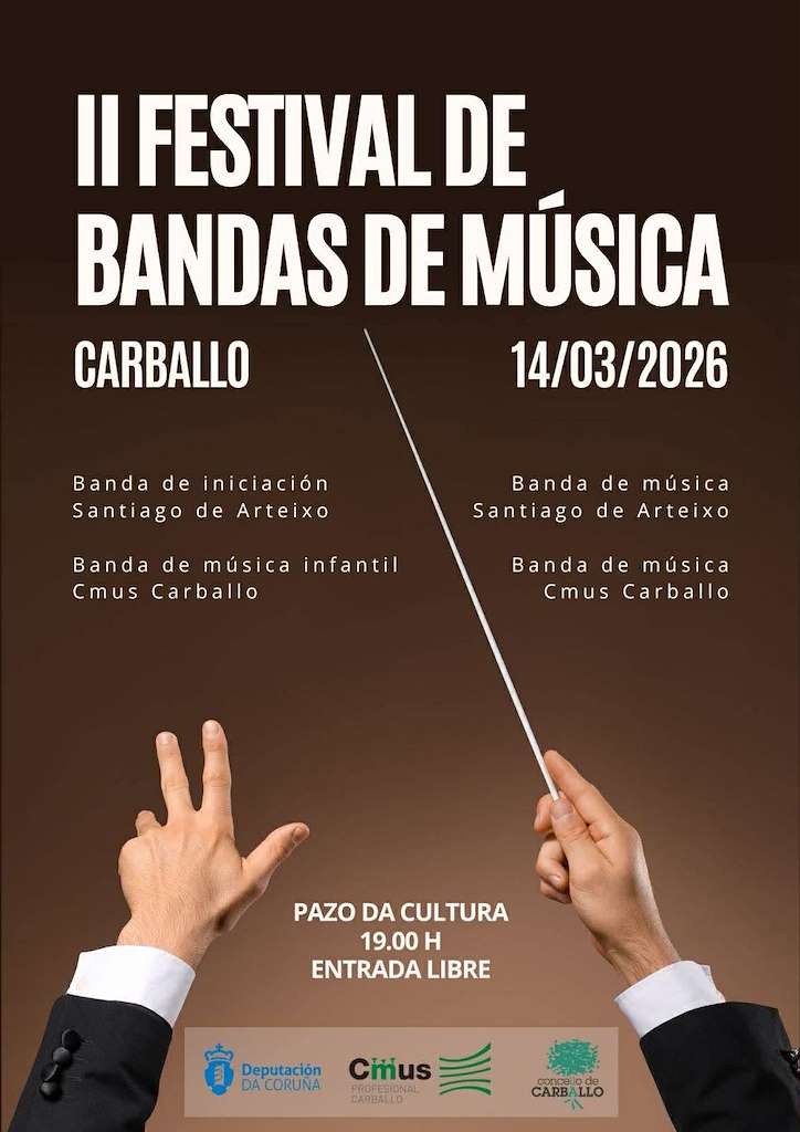 I Festival de Bandas de Música (2026) en Carballo