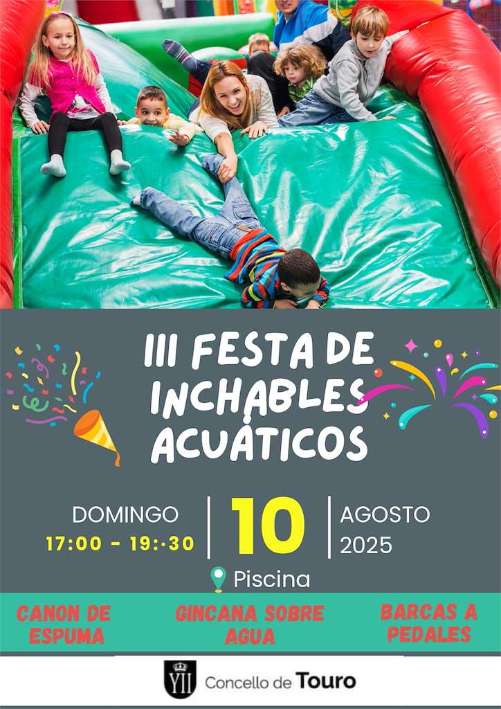 III Festa de Inchables Acuáticos en Touro