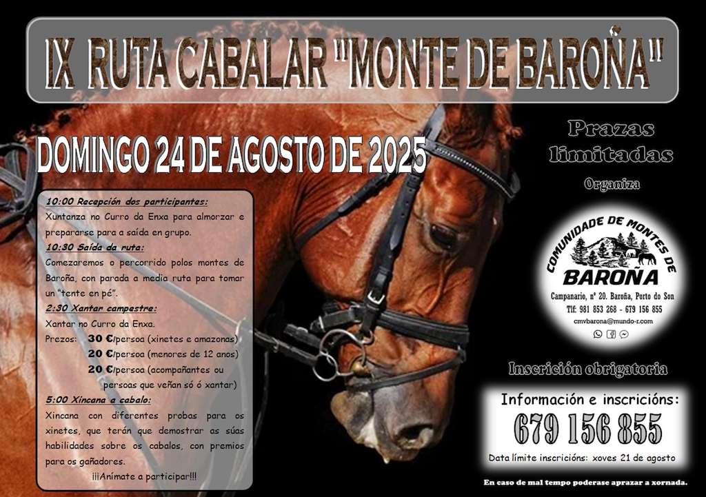 IX Ruta Cabalar Monte de Baroña en Porto do Son