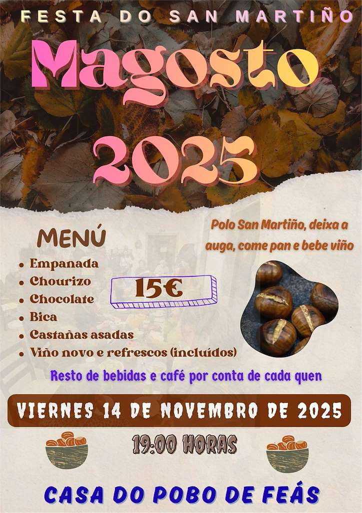 Magosto de Feás en Boborás