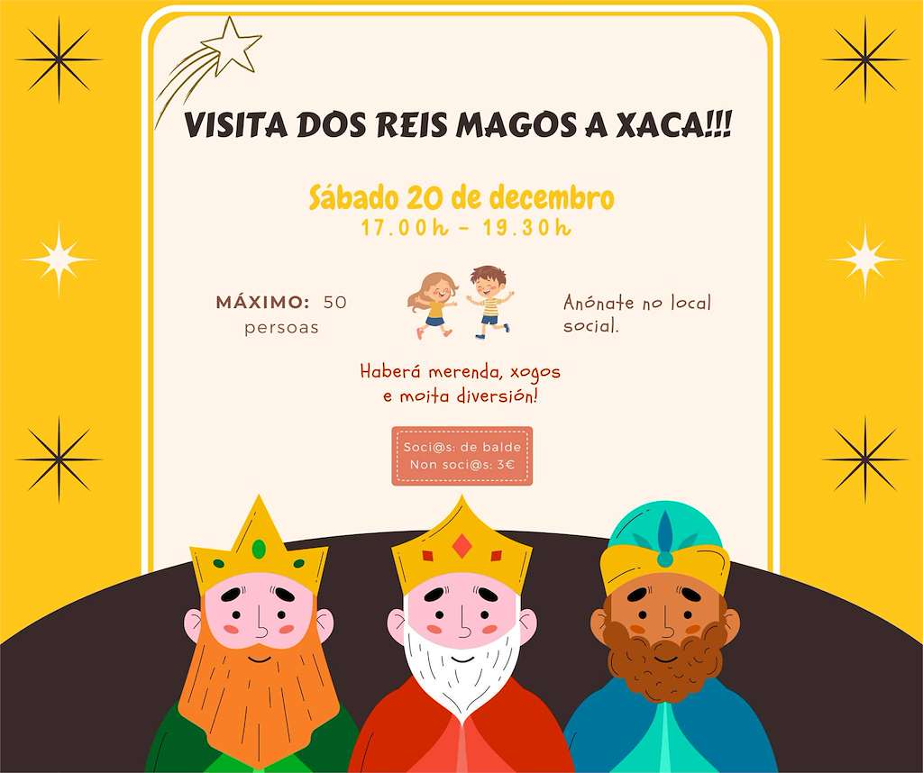 Os Reis Magos Visitan Xaca (2025) en A Coruña