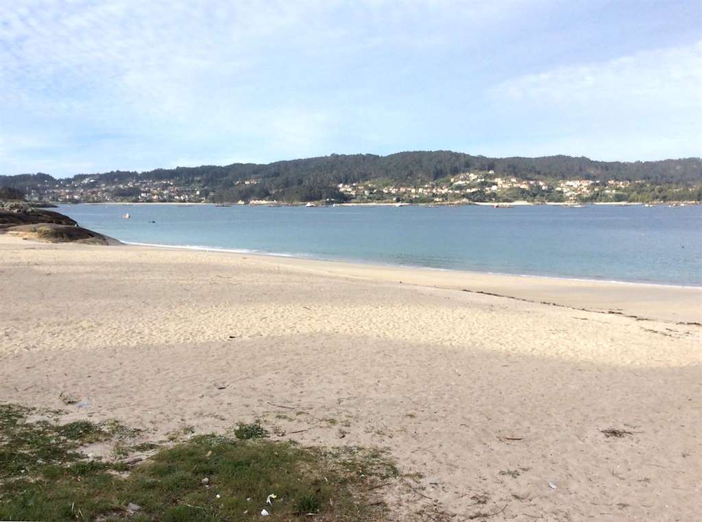 Playa Menduíña en Cangas