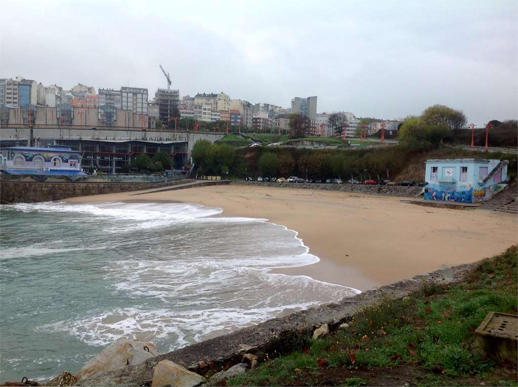Playa San Amaro en A Coruña