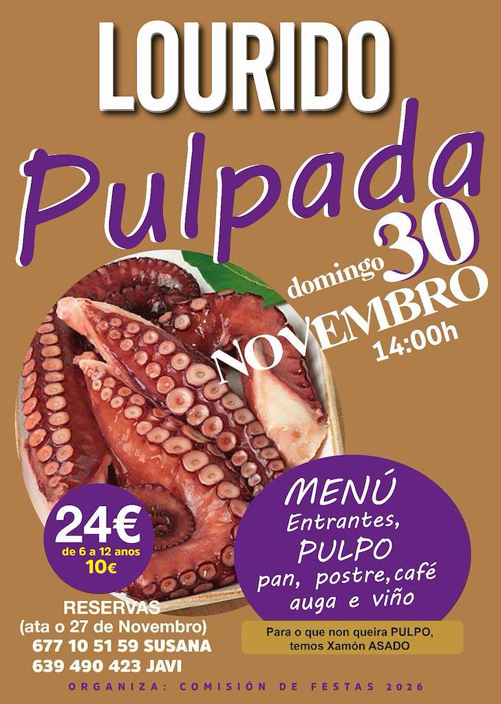 Pulpada de San Andrés de Lourido en Salvaterra do Miño