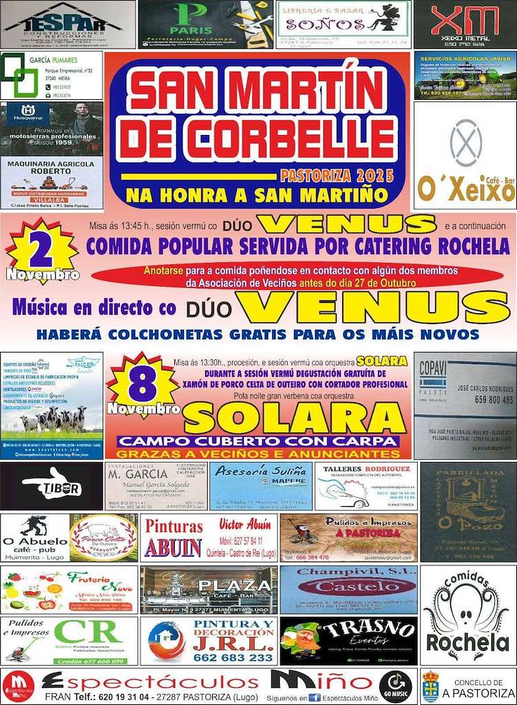 San Martín de Corbelle en A Pastoriza