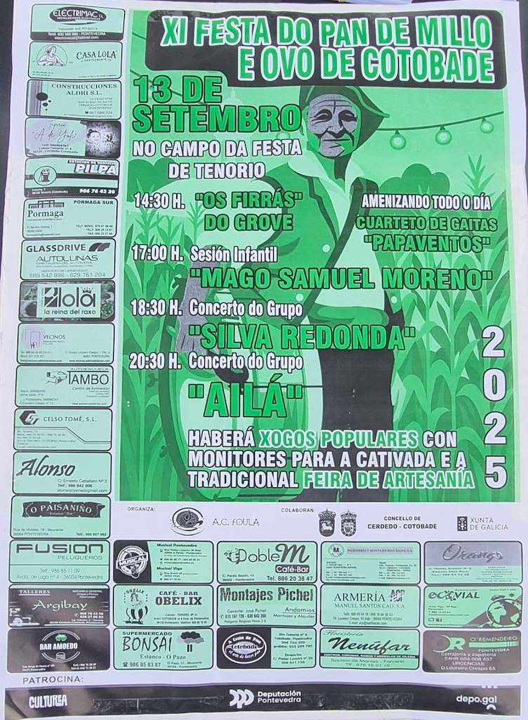 X Festa do Pan de Millo e Ovo de Tenorio en Cerdedo-Cotobade