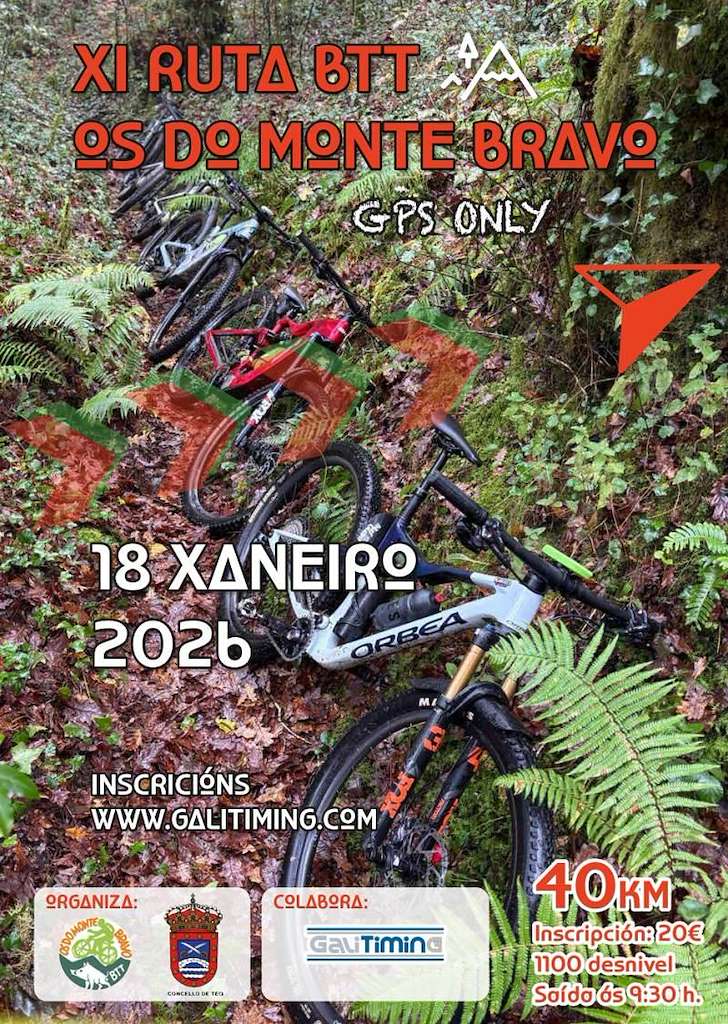 X Ruta BTT Os do Monte Bravo en Teo