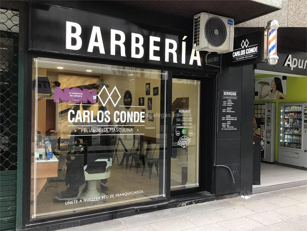 Peluquería de Caballero Carlos Conde en Santiago (Frei Rosendo Salvado, 13)